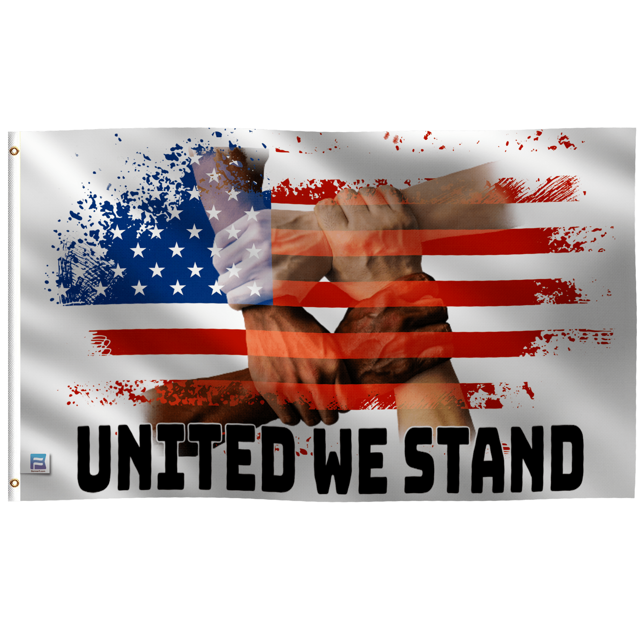 United We Stand Flag - Show Unity & Patriotism – Bannerfi