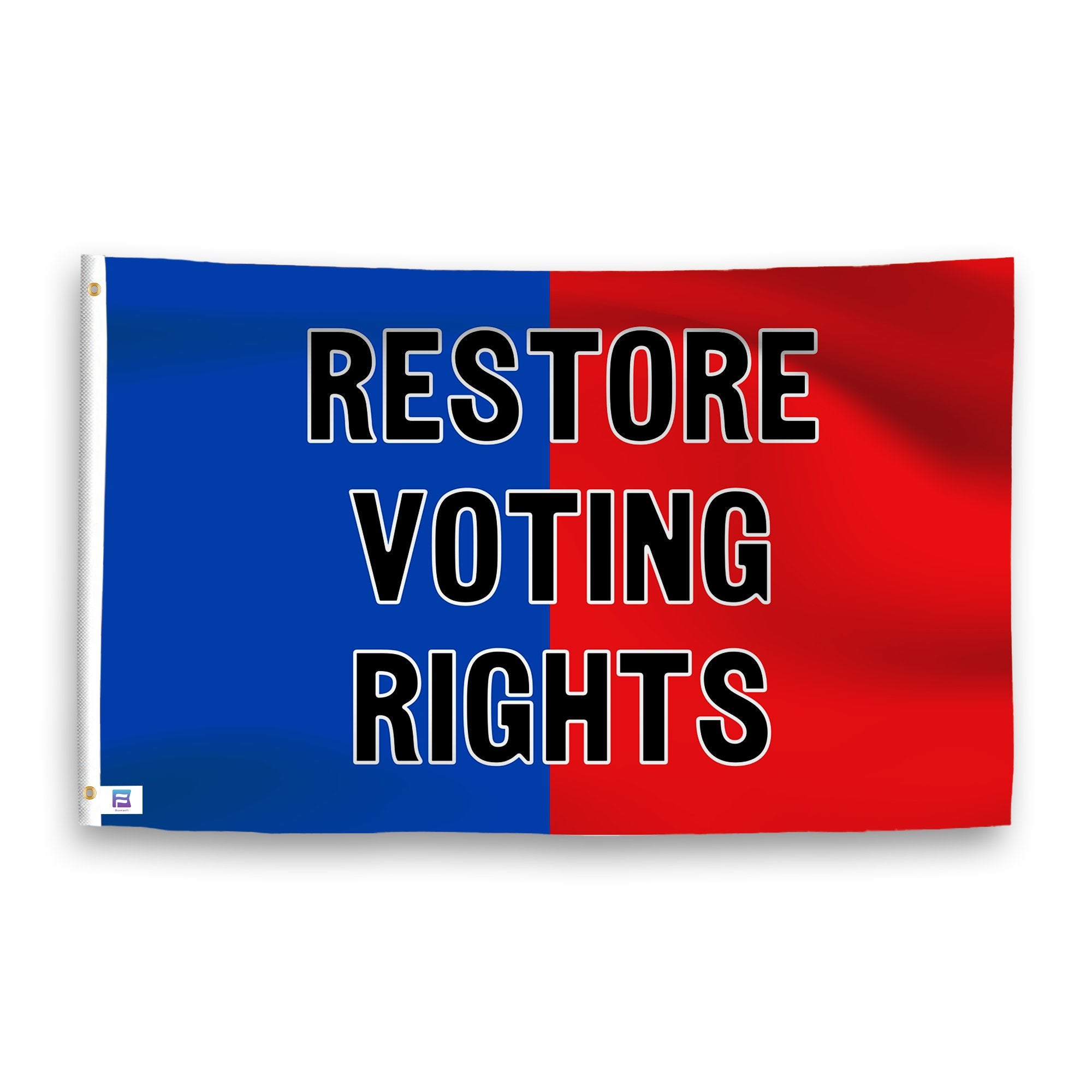 Restore Voting Rights Flag Empower Change | Bannerfi