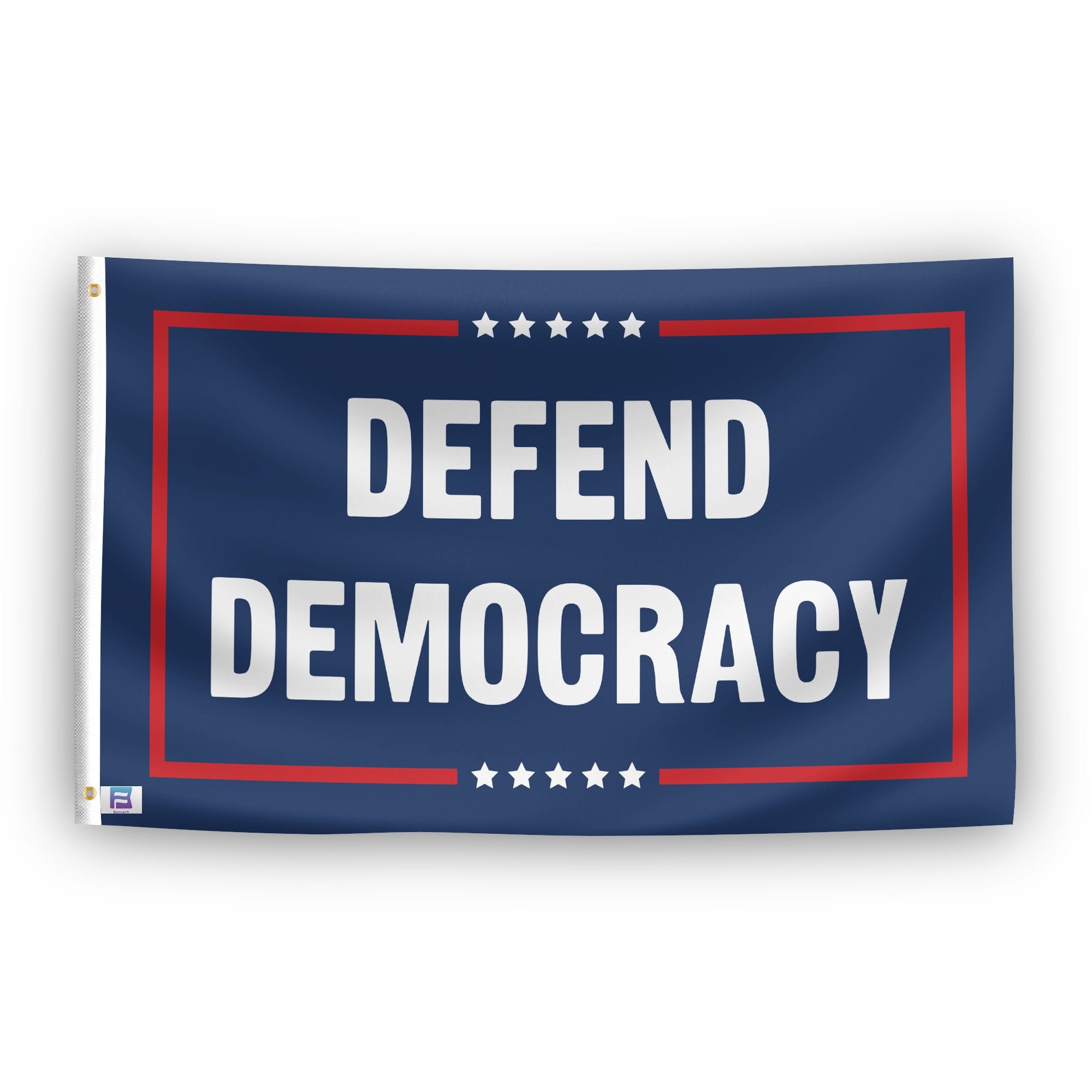 Defend Democracy Political Flag | Outdoor Activism Flag – Bannerfi