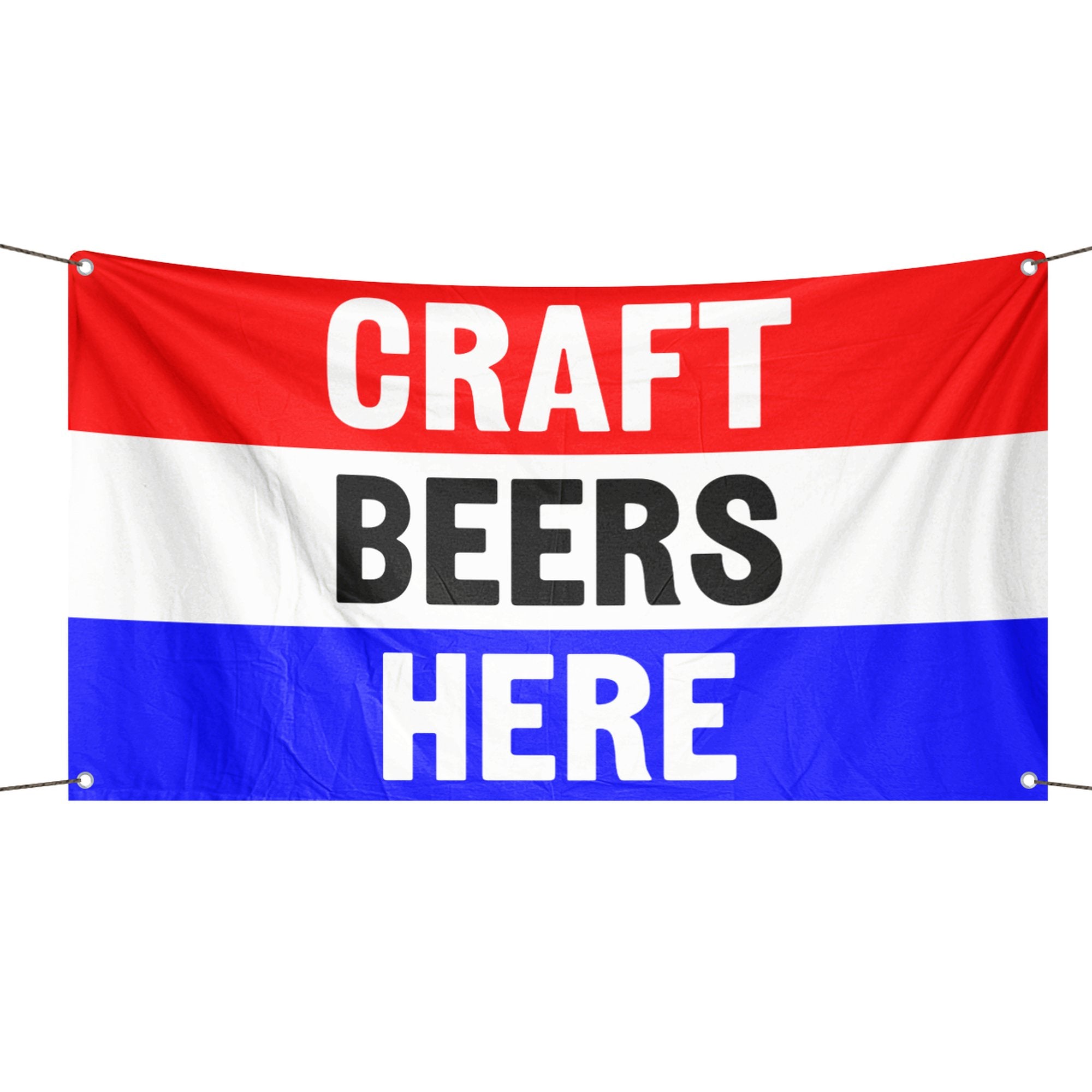 Craft Beers Business Flag – Weather-Resistant Banner | Bannerfi