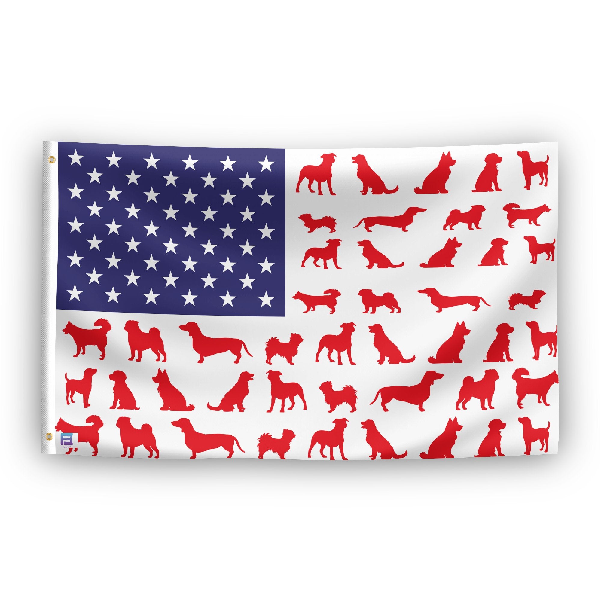 Dog Stripes American Flag - Patriotic Pet Lovers Flag – Bannerfi