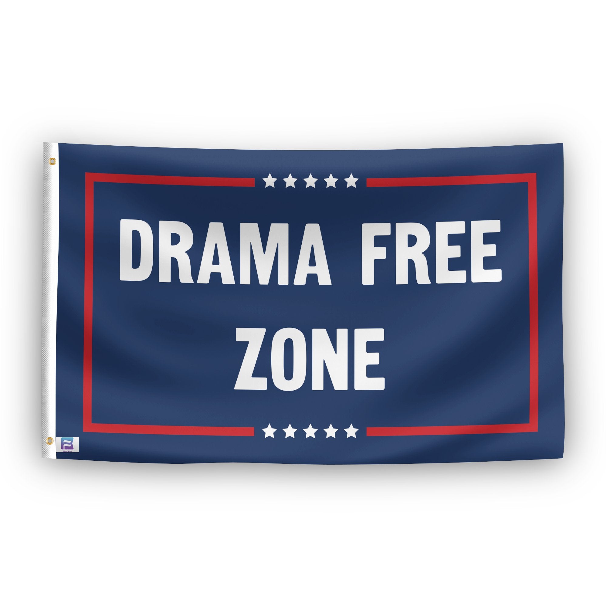 Drama Free Zone Flag - Perfect for Politics Lovers – Bannerfi