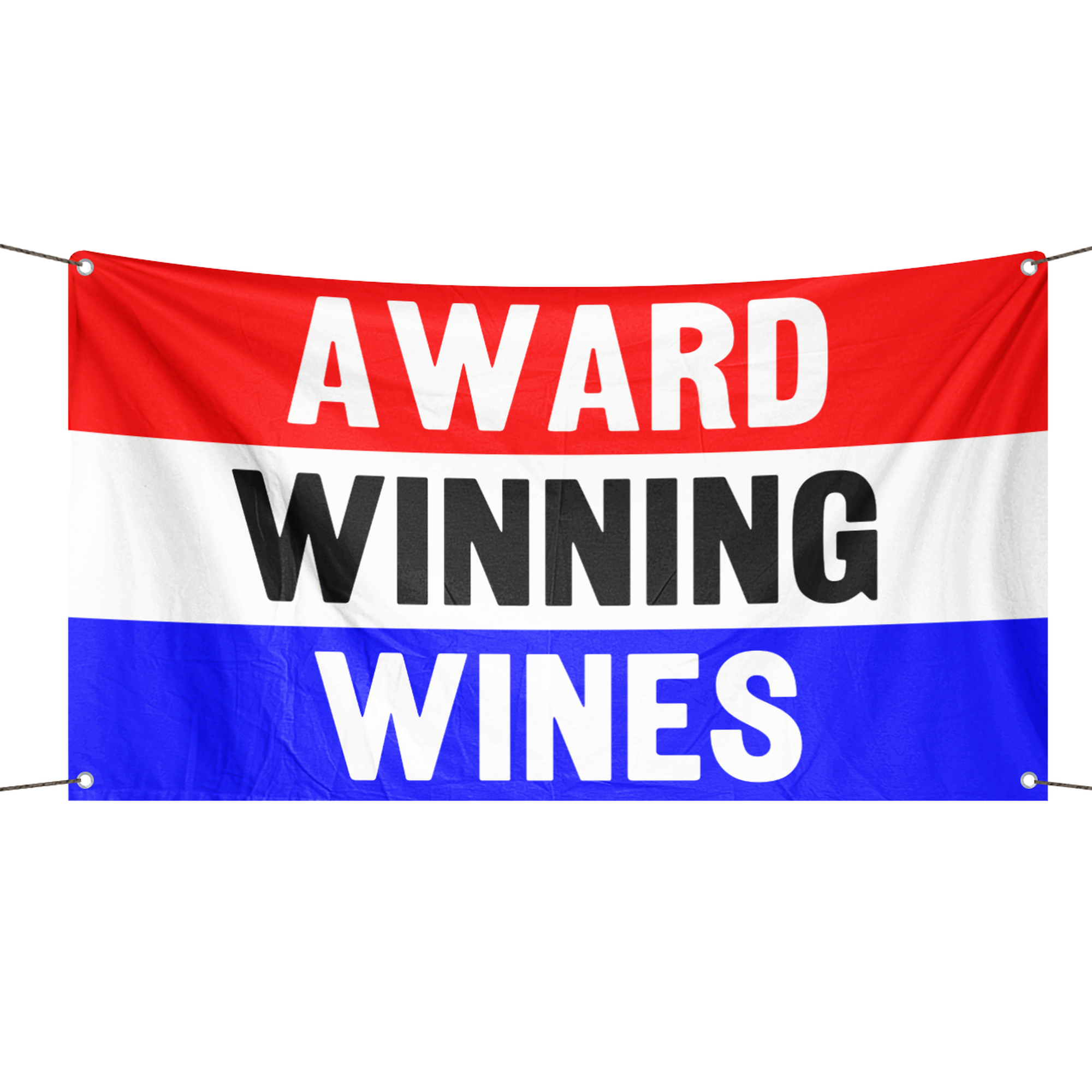 Award Winning Wines Business Flag – Winery Display | Bannerfi