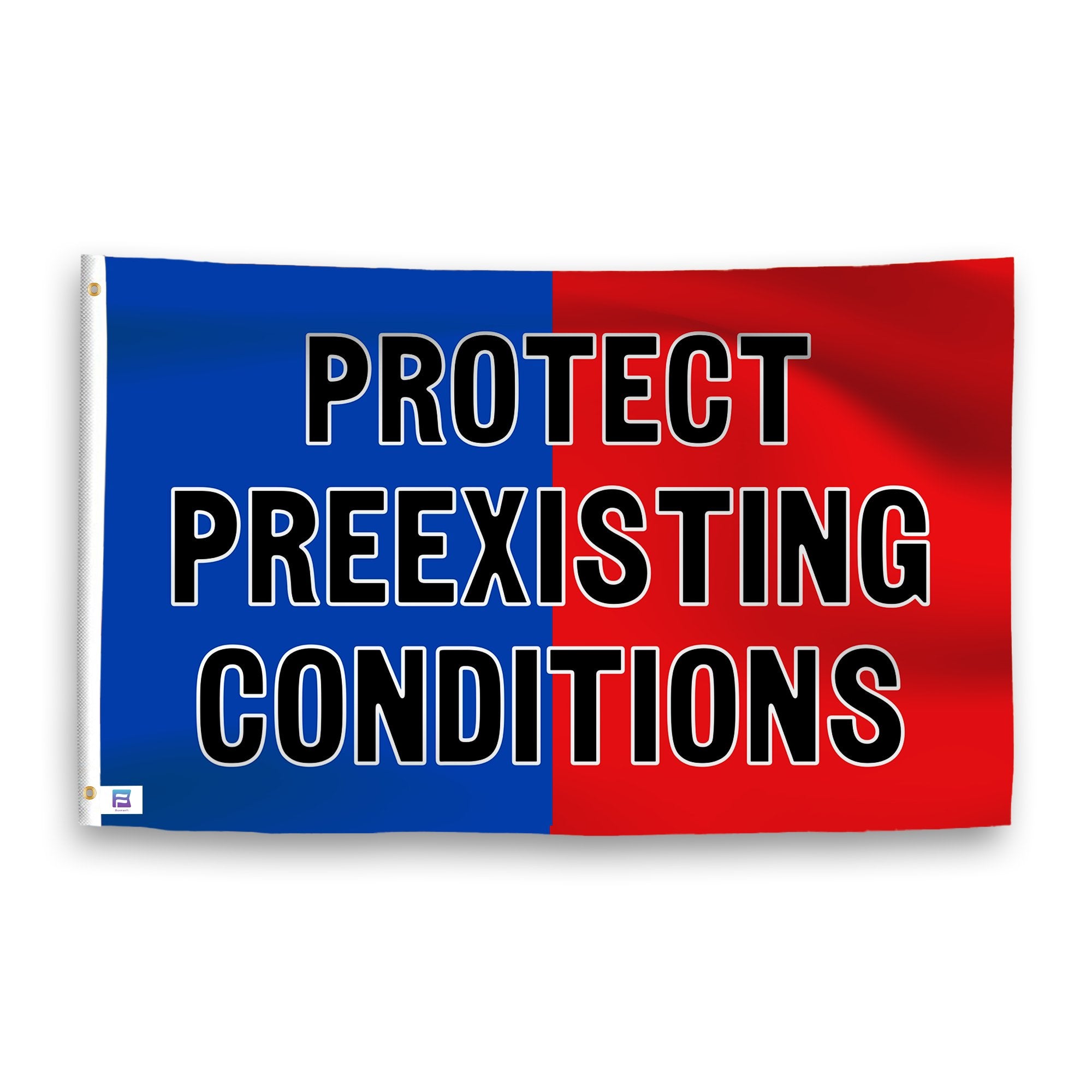 Protect Preexisting Conditions Flag - Rally | Bannerfi
