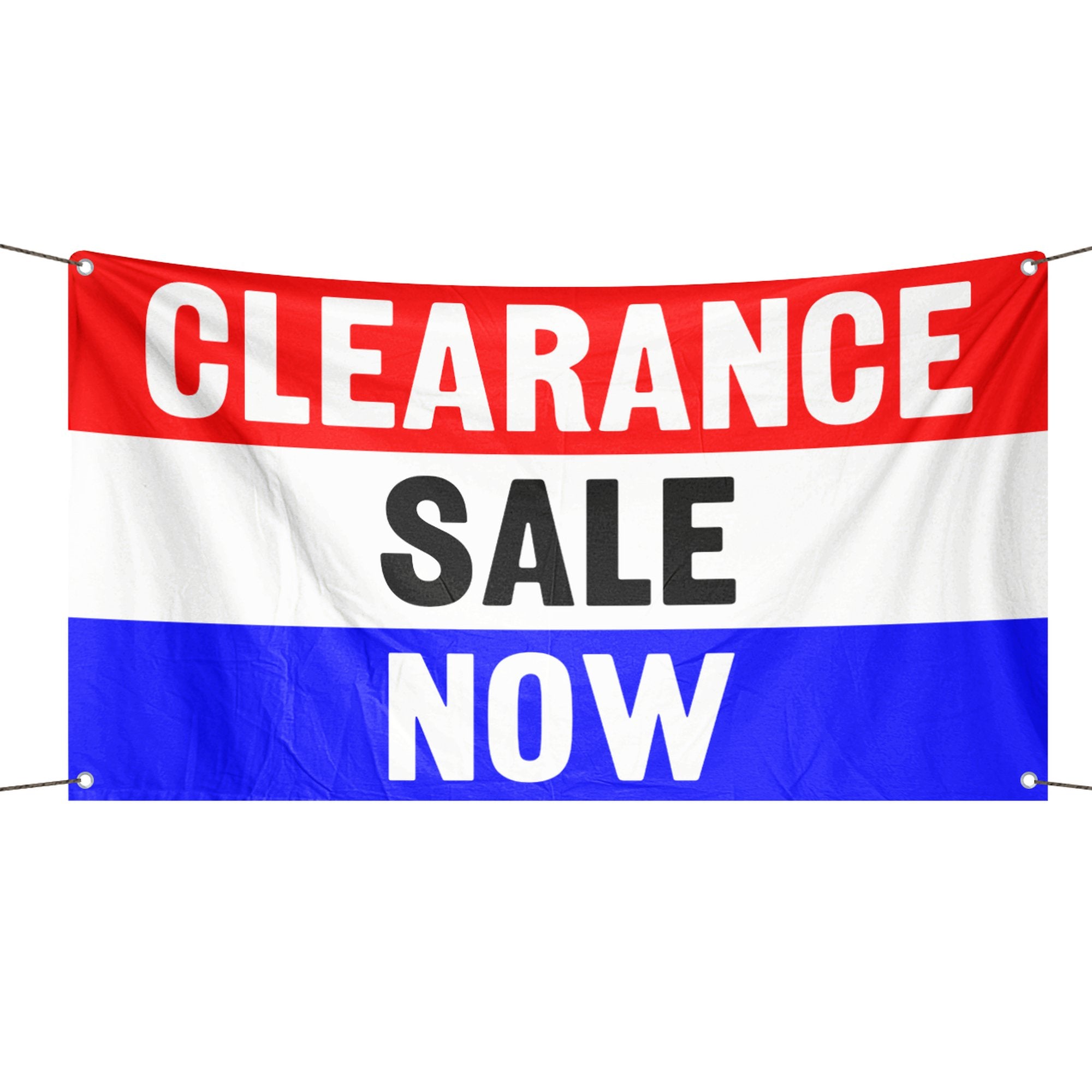 Clearance Sale Business Flag - Outdoor Promotion | Bannerfi