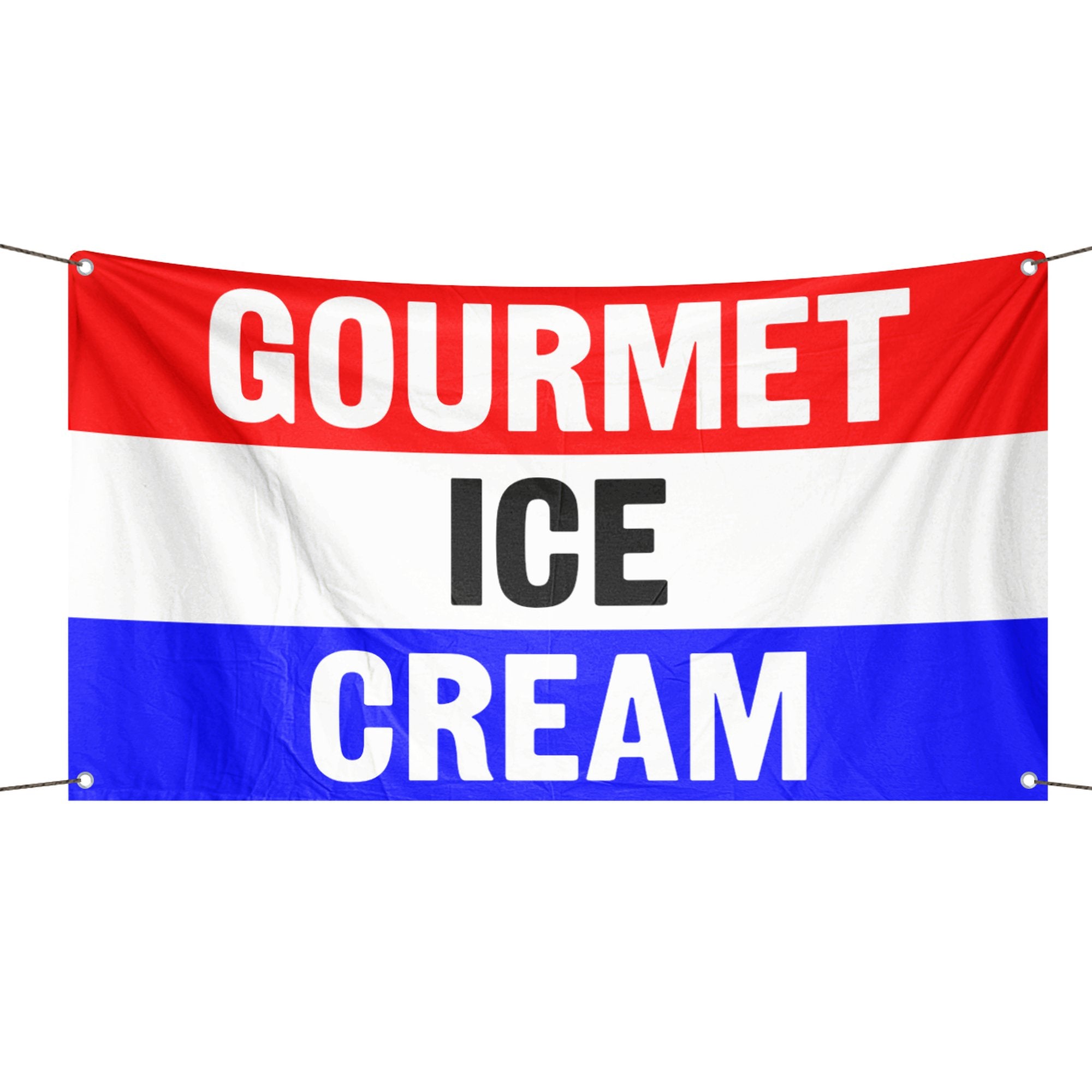 Gourmet Ice Cream Flag - Sweeten Your Space! – Bannerfi