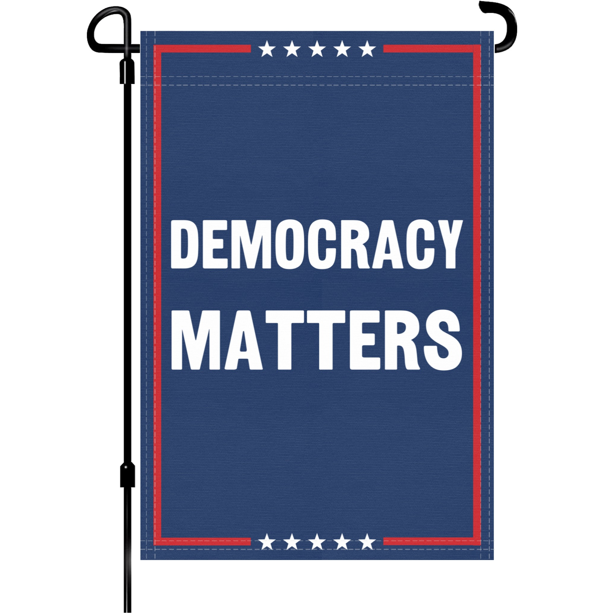 Democracy Matters Garden Flag – Bannerfi