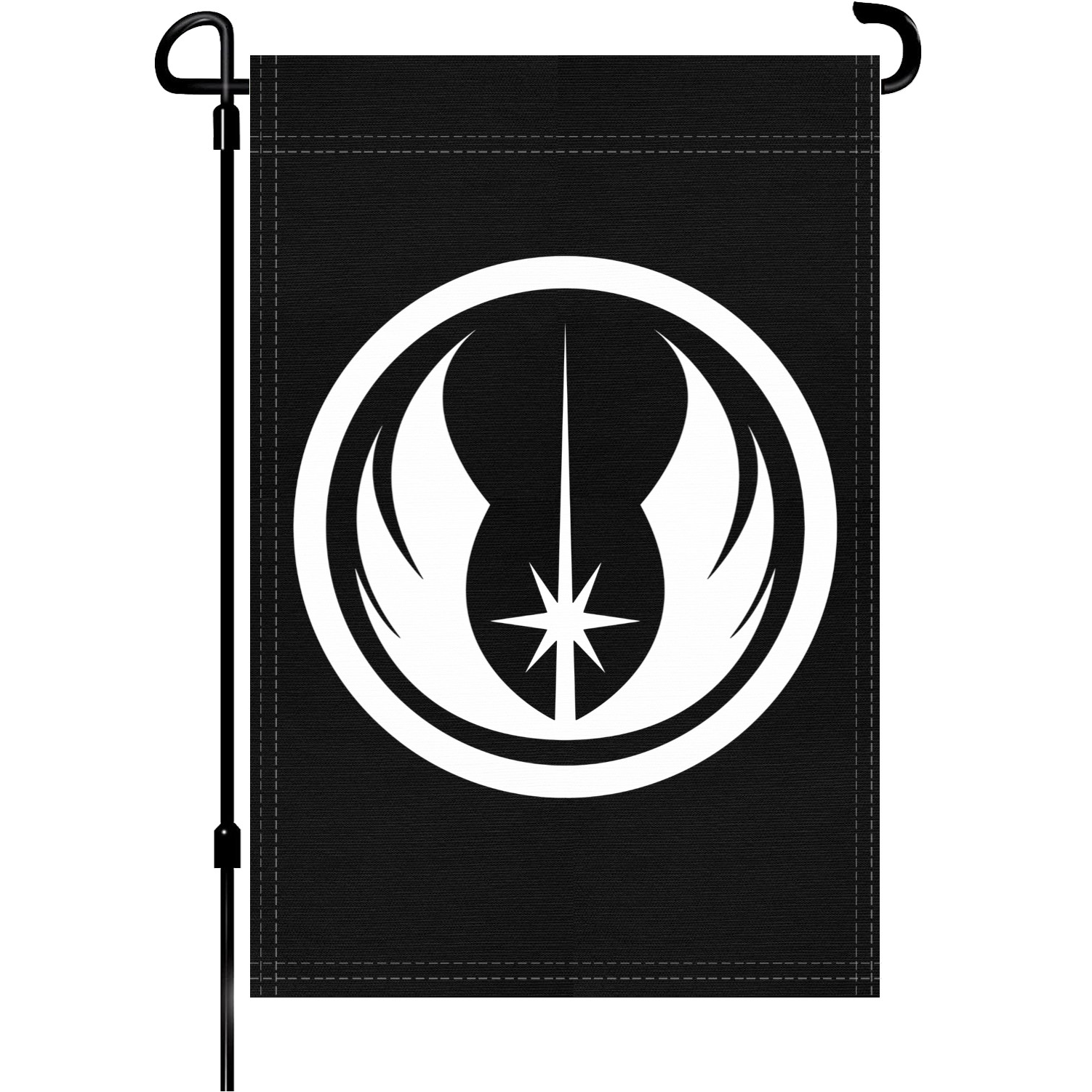 Star Wars Jedi Black Garden Flag - Unique Decor | Bannerfi