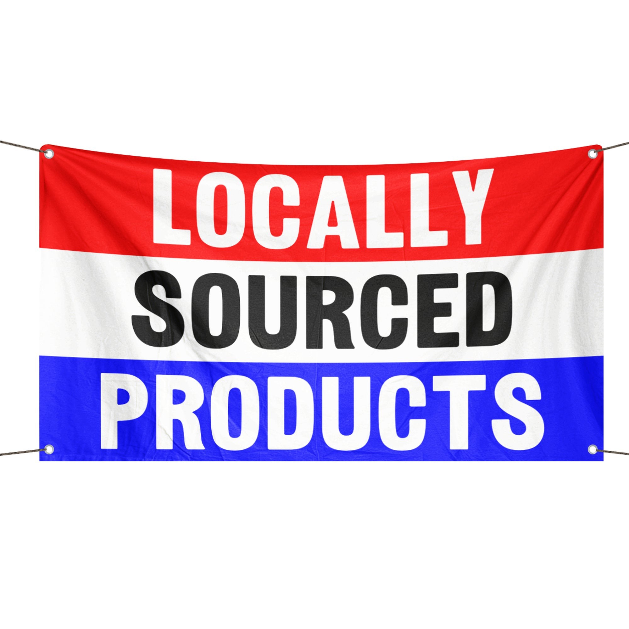 Locally Sourced Products Flag - Celebrate Local Pride – Bannerfi