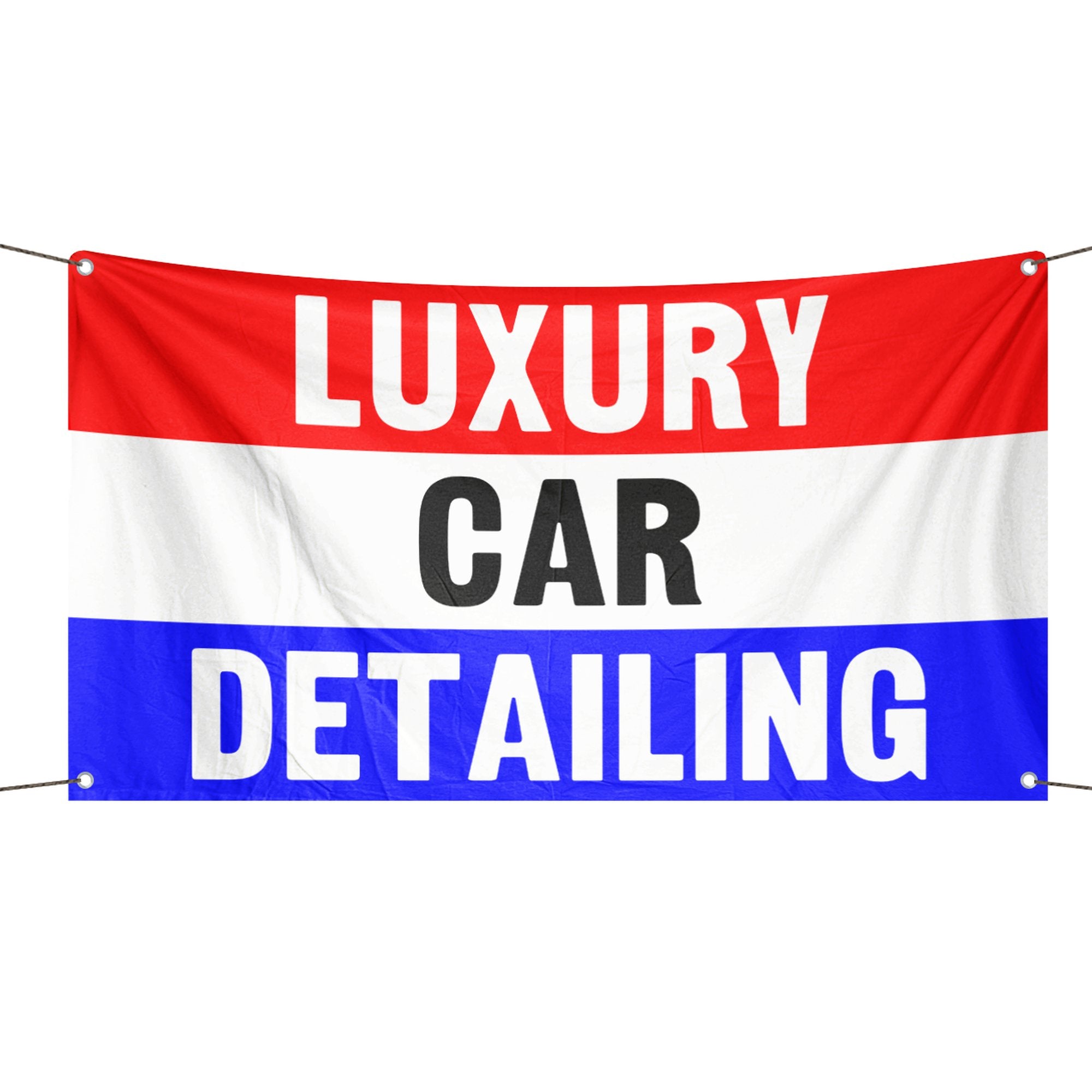 Luxury Car Detailing Business Flag – Car Shop Banner | Bannerfi