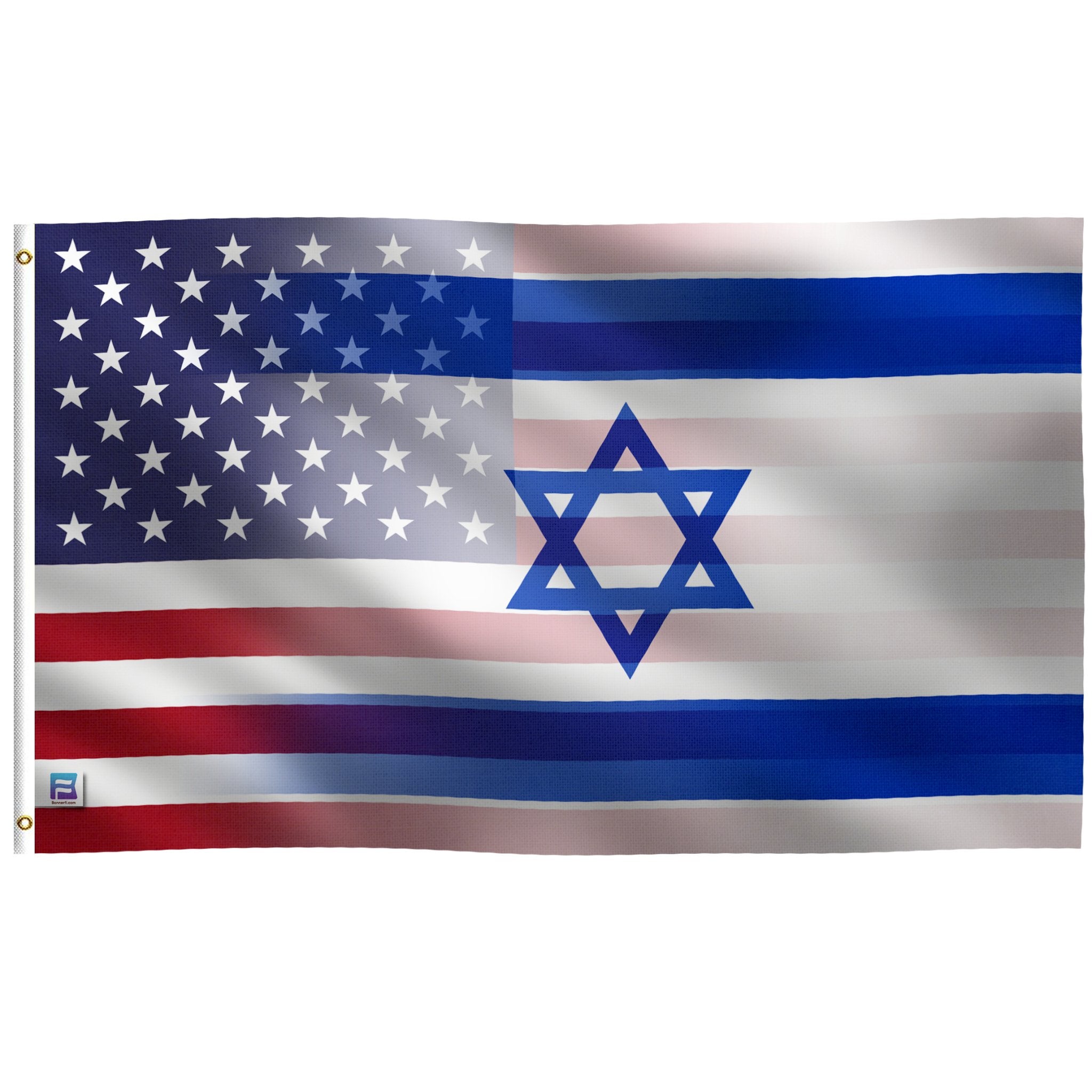 Israeli American Hybrid Flag - Celebrate Unity & Pride – Bannerfi