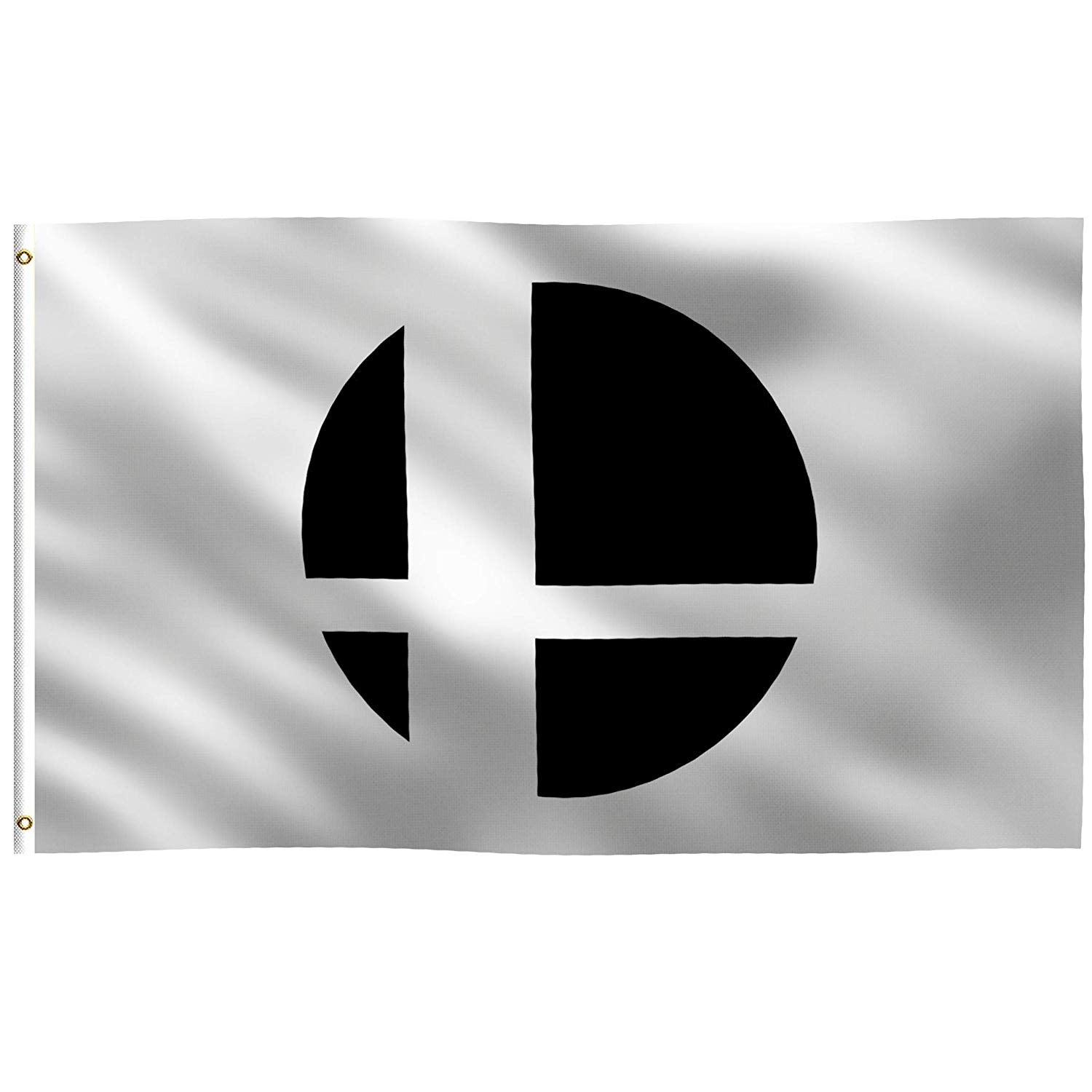 Super Smash Bros. Symbol Flag – White Background | Bannerfi