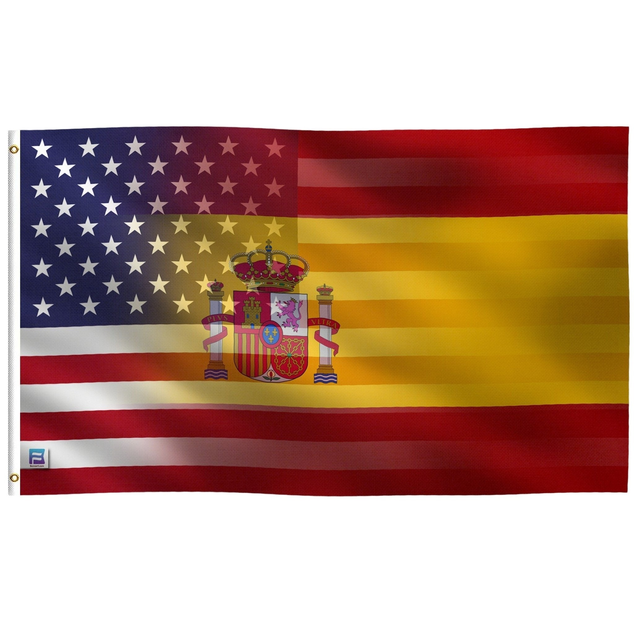 Spanish American Hybrid Flag - Unique Cultural Symbol – Bannerfi